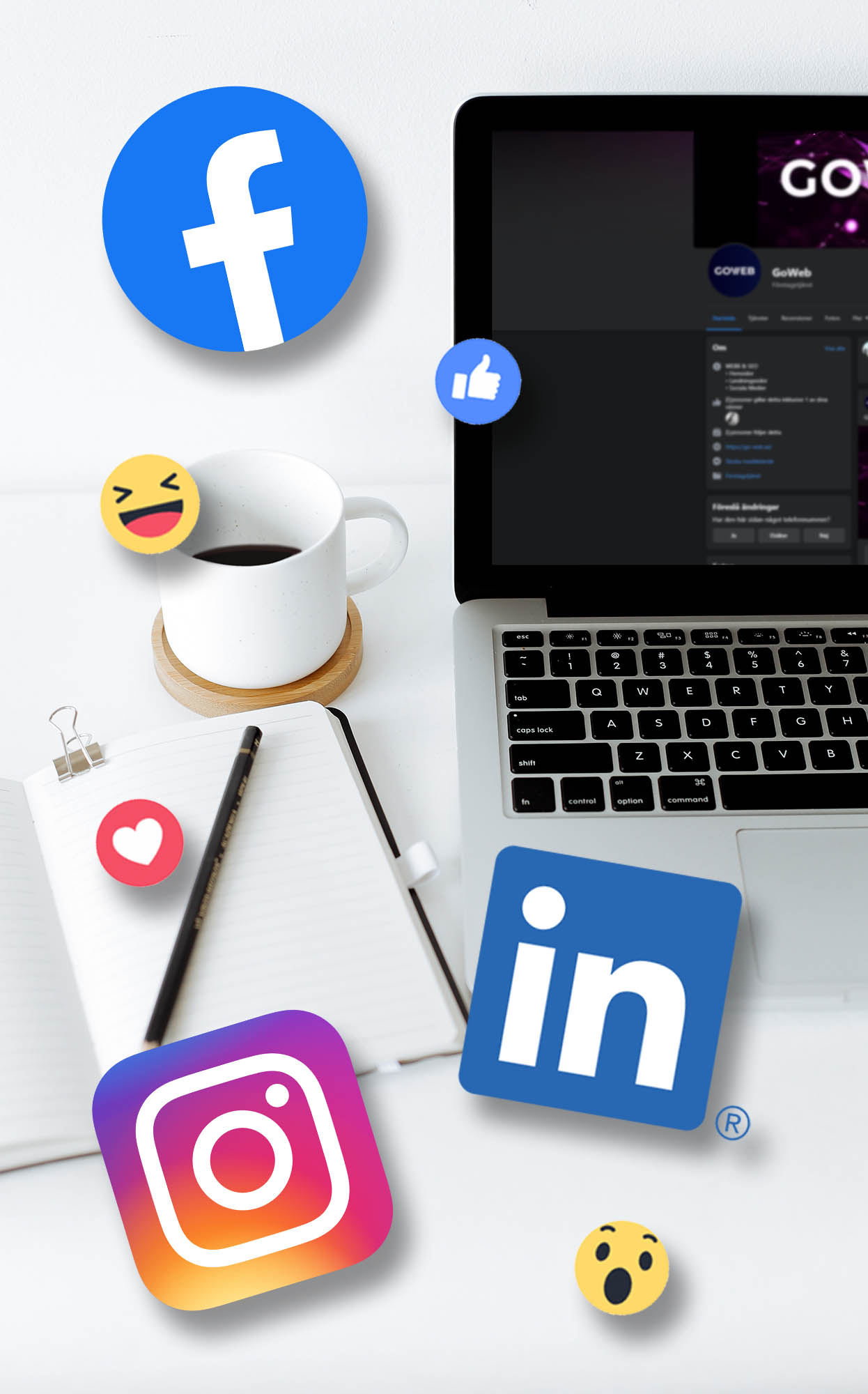 Social media management | GoWeb hjälper er att starta och sköta om era sociala medier