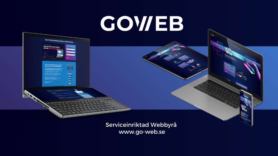 GoWeb Webbyrå i Gävle - Webbutveckling, Hemsidor, E-handel, Nyhetsbrev